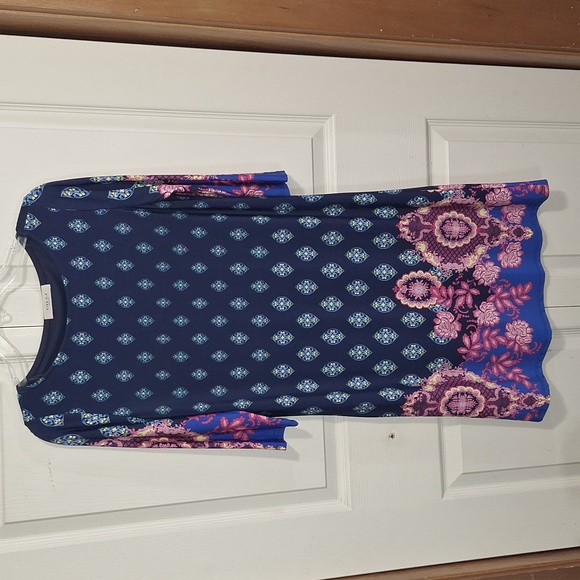 Gilli | Dresses | Gilli Colbie Knit Stretch Pullover Mini Dress Xs Blue ...